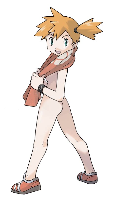 Sugimori Ken Misty Pokemon Nintendo Pokemon Pokemon Frlg Naked Footwear Absurdres