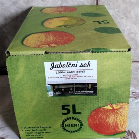 sok (Jabolčni sok 5l) pri kmetiji KMETIJA KAJŽER - Nakup pri kmetu