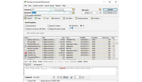 File Search Assistant Pro 43015 Free Download Filecr
