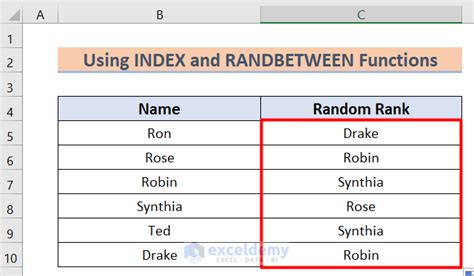 How To Randomize A List In Excel Into Groups 5 Suitable Ways