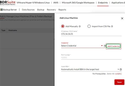 Bdrsuite Backup For Linux Endpoints Unixarena