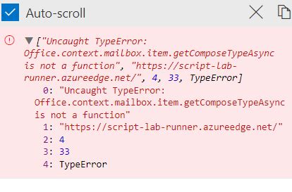 GetComposeTypeAsync Throws On Appointments Issue OfficeDev Office Js GitHub