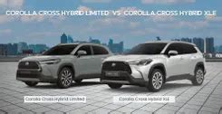 Comparison Between Corolla Cross Hybrid Limited And XLE