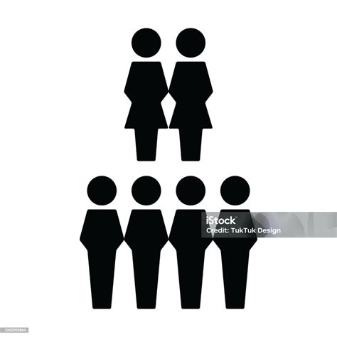 직원 아이콘 벡터 남성과 여성 그룹의 사람들 기호 아바타 에 비즈니스 관리 사람 에 플랫 컬러 문말 Pictogram 감독에 대한 스톡 벡터 아트 및 기타 이미지 Istock