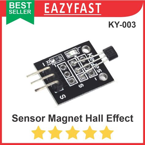 jual ky 003 keyess hall effect magnetic sensor magnet analog module ky