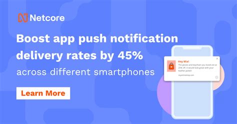 netcore cloud on linkedin app push notifications