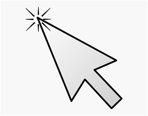 Mouse Pointer Clip Art Pointer HD Png Download Kindpng
