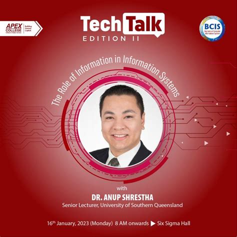 apex college on linkedin techtalk informationsystem information