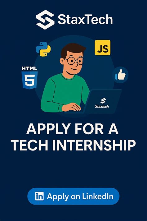 🚀 1 Month Internship Opportunity Staxtech