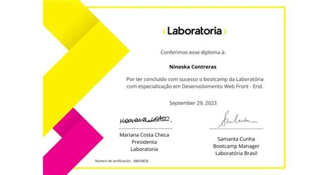Ninoska Contreras No Linkedin Certificado Bootcamp Sap010 • Ninoska
