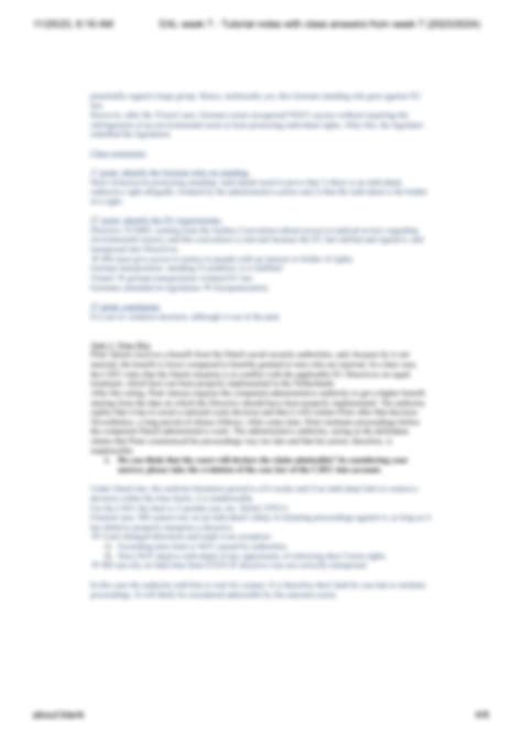 SOLUTION Eal Week Tutorial Notes With Class Answers From Week Studypool