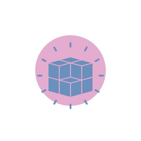 Box Labyrinth Puzzle Solution Cube Glyph Icon 13032825 Vector Art At Vecteezy