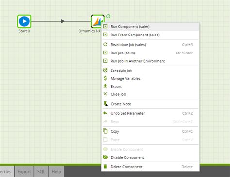 dynamics nav query component in matillion etl for amazon redshift