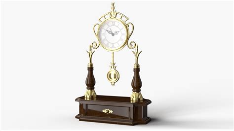 3d Pendulum Clock Turbosquid 2033736