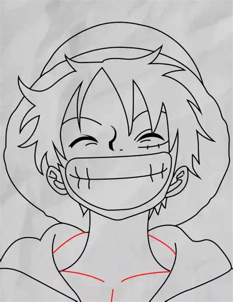 How To Draw Monkey D Luffy From One Piece Storiespub