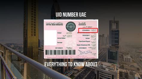 Uid Number Uae Important For Getting The Uae Golden Visa Golden Visa