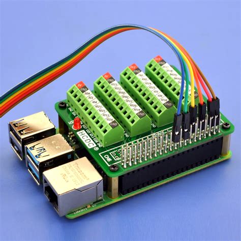 Hcdc Rpi Gpio Terminal Block Breakout Board Hat For Raspberry Pi