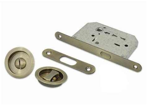 Palladium: Ручка с замком 03BK (круглая ручка) для раздвижный дверей ...
