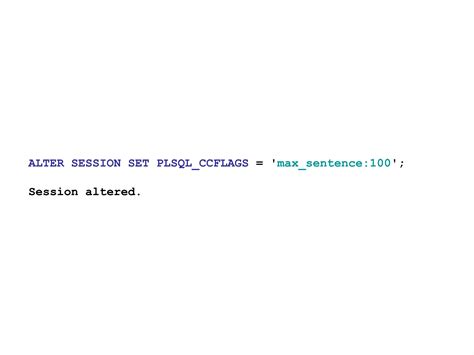 oracle pl sql creative conditional compilation ppt