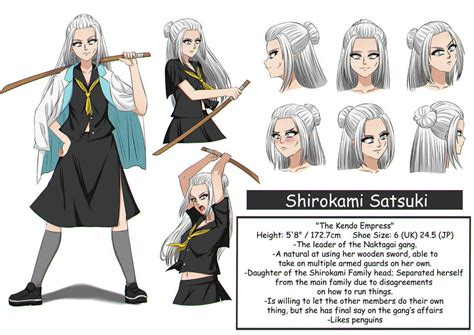 Shirokami Satsuki Character Sheet By Nyankun21 By Grm013 On Deviantart