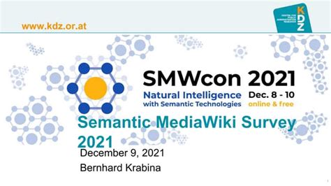 semantic mediawiki survey 2021 ppt