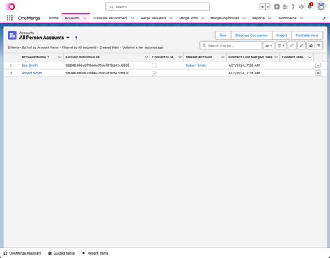 Salesforce Data Cloud Merge Profiles