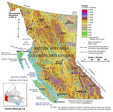 Map Analysis Hypsometric Map