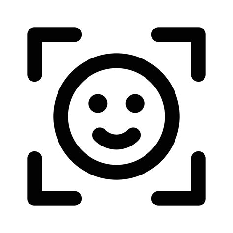 Download This Amazing Icon Of Face Detection In Modern Style 45684640