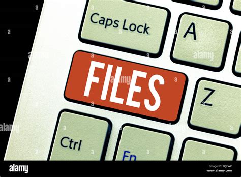 Handwriting Text Files Concept Meaning Folder Box For Holding Loose Papers Together In Orderr