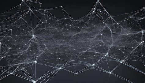 A Complex Image Of A Complex Structure Made Of Connected Lines And Dots