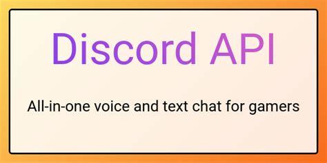 Discord Api Api Details