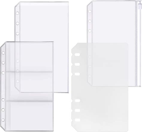 Pack A Holes Binder Accessory Combo Set Binder Divider Binder Pocket Binder Zipper Folder