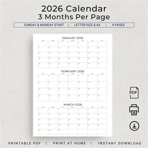 October 2026 Monthly Calendar Printable Templates Hub