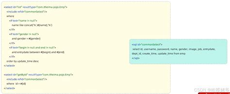 xml映射文件andand动态sql csdn博客