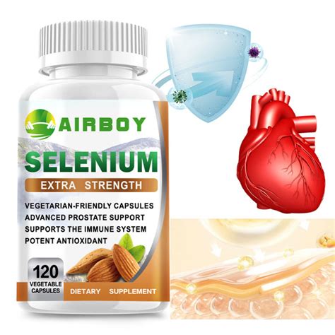 Selenium Supplement Vegetarian Capsules Advanced Prostate Support