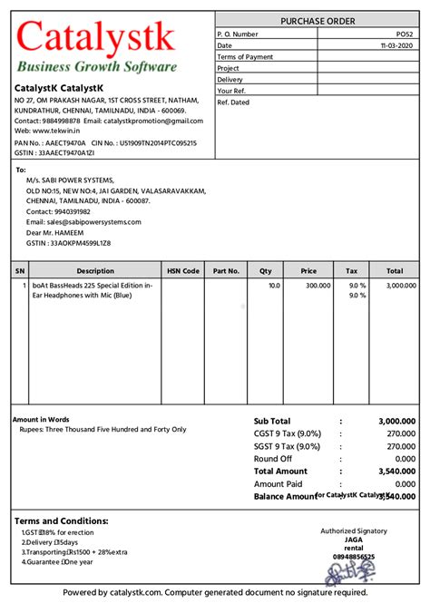 Open Source Purchase Requisition Management System Catalystk