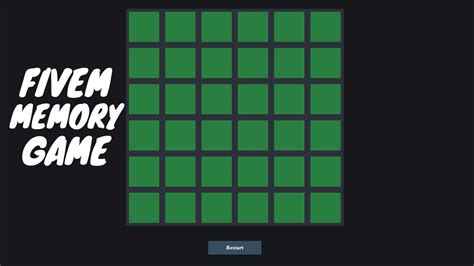 Fivem Memory Game Qbcore Script