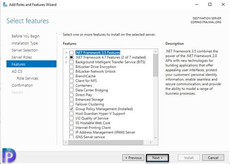 Install Enterprise Root Certificate Authority