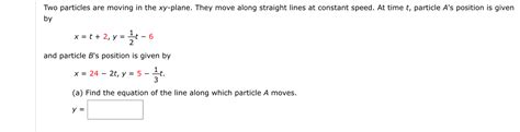Solved PART TWO B Find The Equation Of The Line Of Chegg