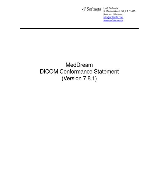 Meddream Dicom Viewer Dicom Conformance Statement Download Free Pdf World Wide Web