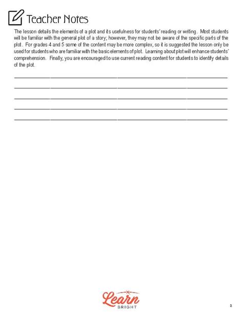 Plot Lesson Plan By Learn Bright Education Tpt
