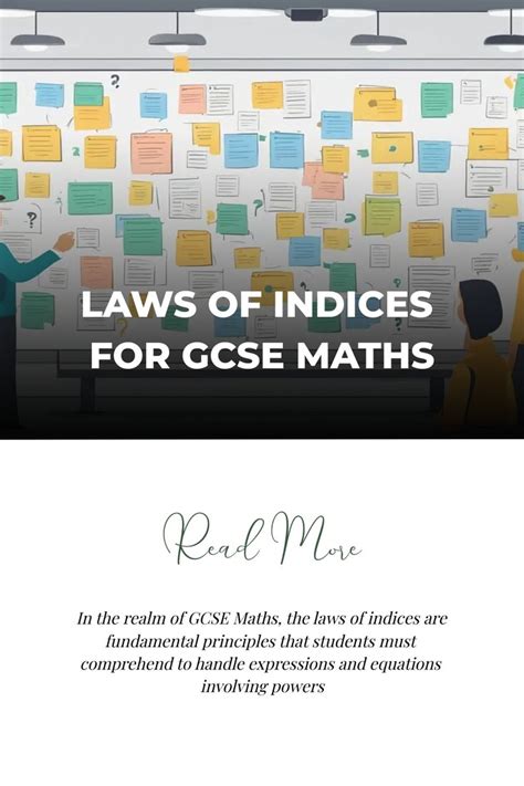 Laws Of Indices For Gcse Maths The Teaching Couple Gcse Math Mathematical Expression
