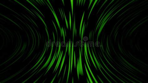 Organic Green Texture Wavy Line Seamless Loop With Flowing Motion Stock