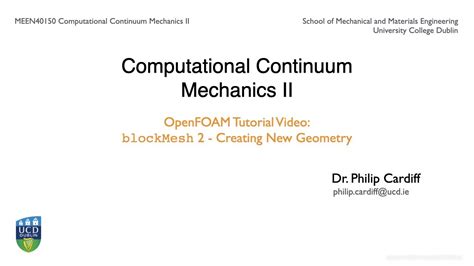 Tutorial 4 My Second Blockmesh Tutorial For Openfoam Creating New