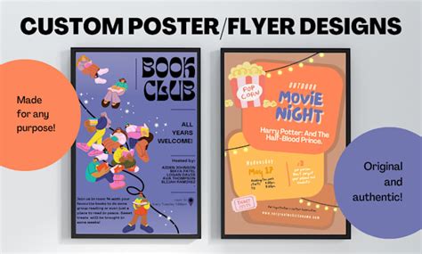 Create Custom And Visually Appealing Posters By Alessiaazzo Fiverr