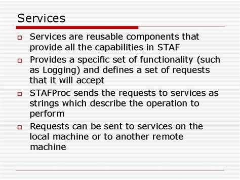 Software Testing Automation Framework Staf Open Source Testing
