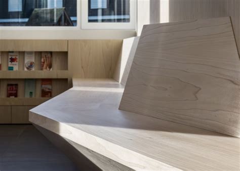 Joshua Florquin Creates Angular Wooden Joinery For Doctors Surgery