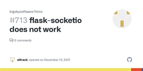 Flask Socketio Does Not Work Issue Bigskysoftware Htmx Github