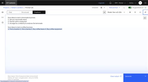 The Basics Of Prompt Engineering Watsonx Prompt Lab