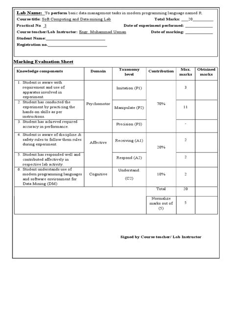 Data Mining Lab 3 Pdf Array Data Structure Double Click